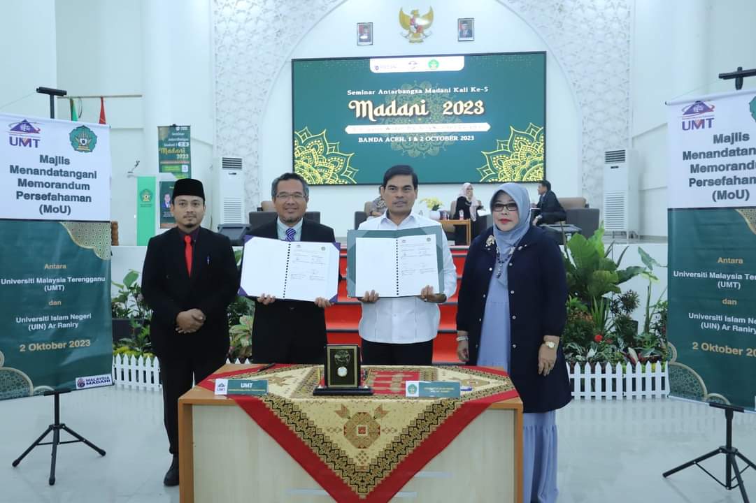 UIN Ar-Raniry Teken MoU dengan UMT Malaysia - AcehGround