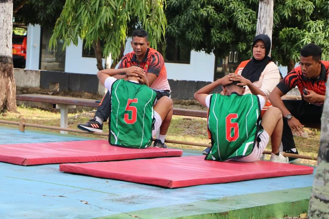 Panda Tes Samapta Casis Tamtama PK TNI AU Gel II T.A 2024 di Lanud SIM ...