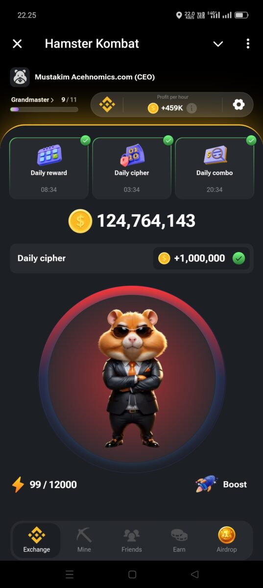 Cek Harga Hamster Kombat, dan Kapan Listing WD - AcehGround