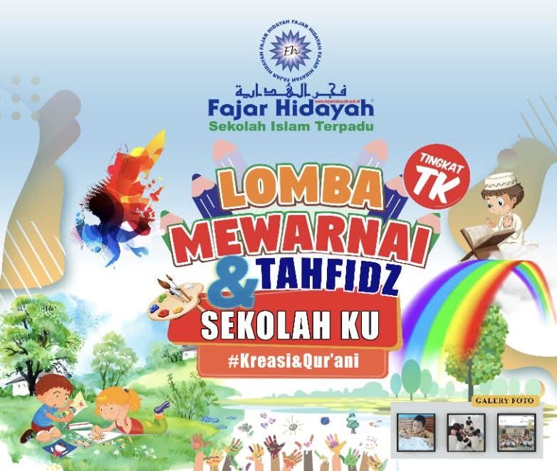 Puluhan Siswa TK Ikut Lomba mewarnai dan Tahfid Al Qur'an di Fajar Hidayah - AcehGround