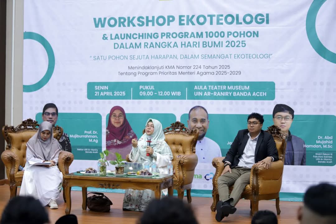 UIN Ar-Raniry Gelar Workshop Ekoteologi dan Launching Program 1.000 Pohon - AcehGround