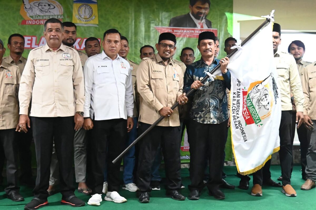Pengurus DPK Tani Merdeka Indonesia se-Aceh Besar Dilantik - AcehGround