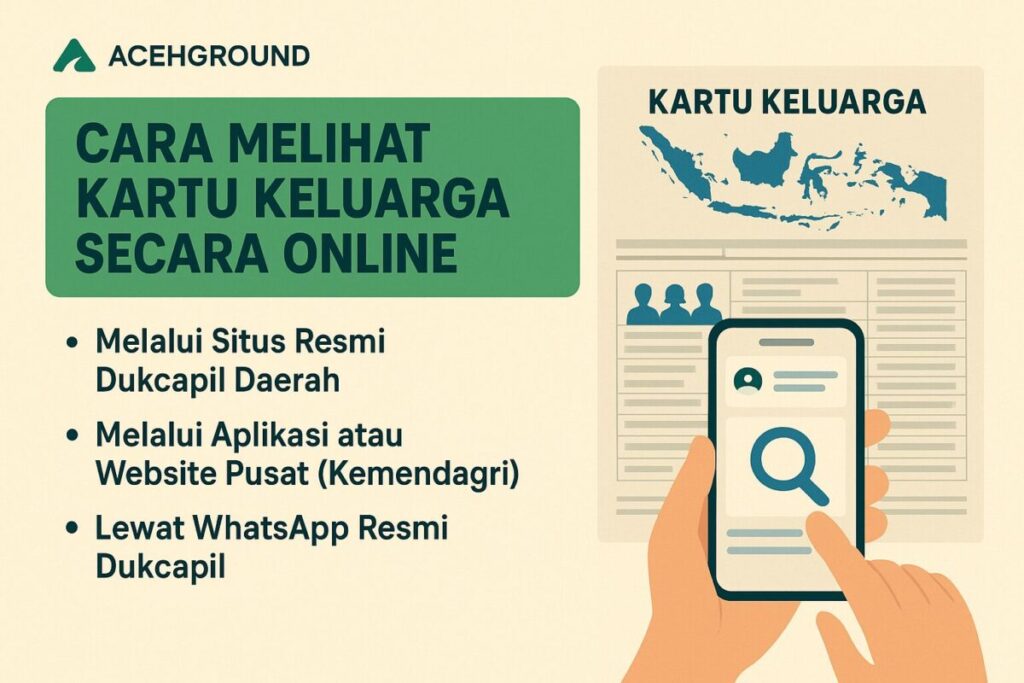 Cara Melihat Kartu Keluarga Secara Online, Begini Langkahnya! - AcehGround