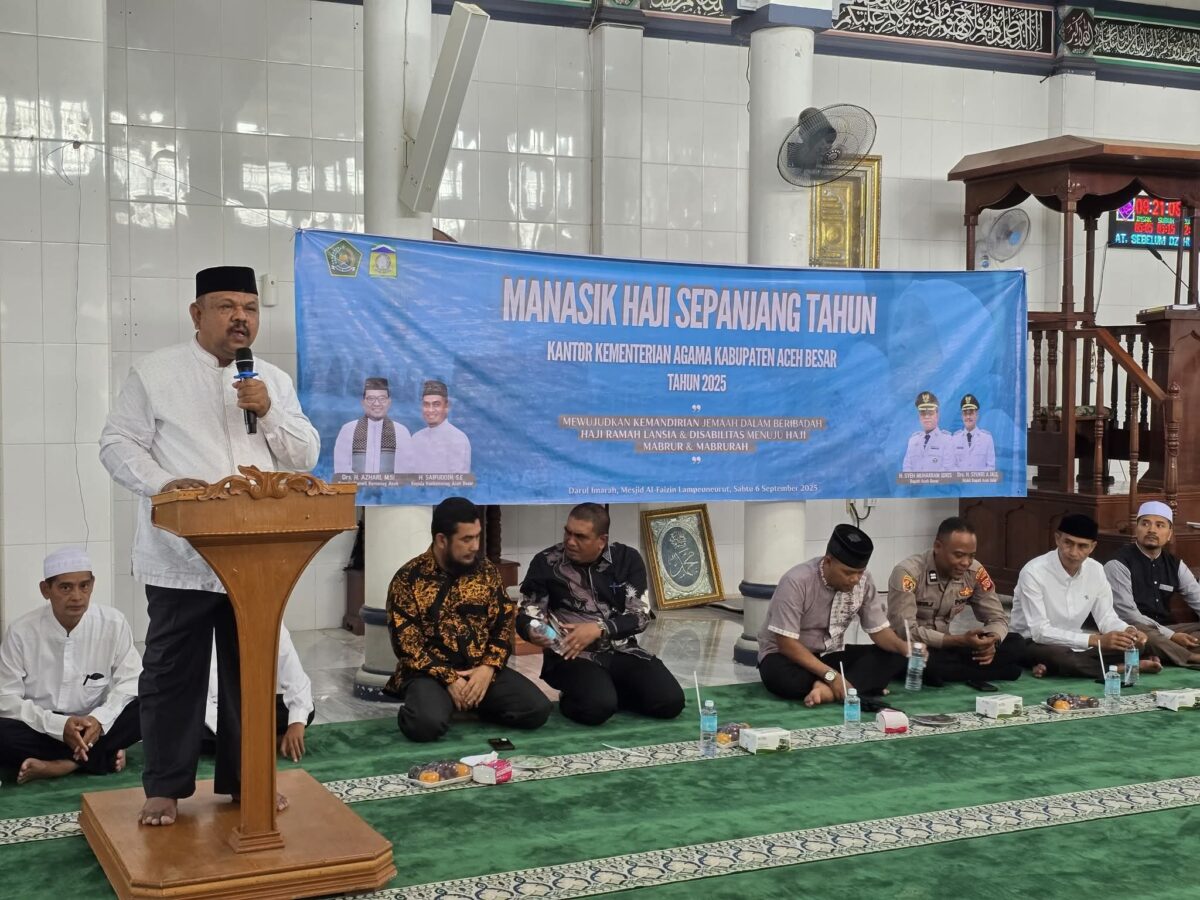 Kadis Syariat Islam Aceh Besar Buka Manasik Haji Sepanjang Tahun Bagi Calon Jamaah Haji 2026 ...