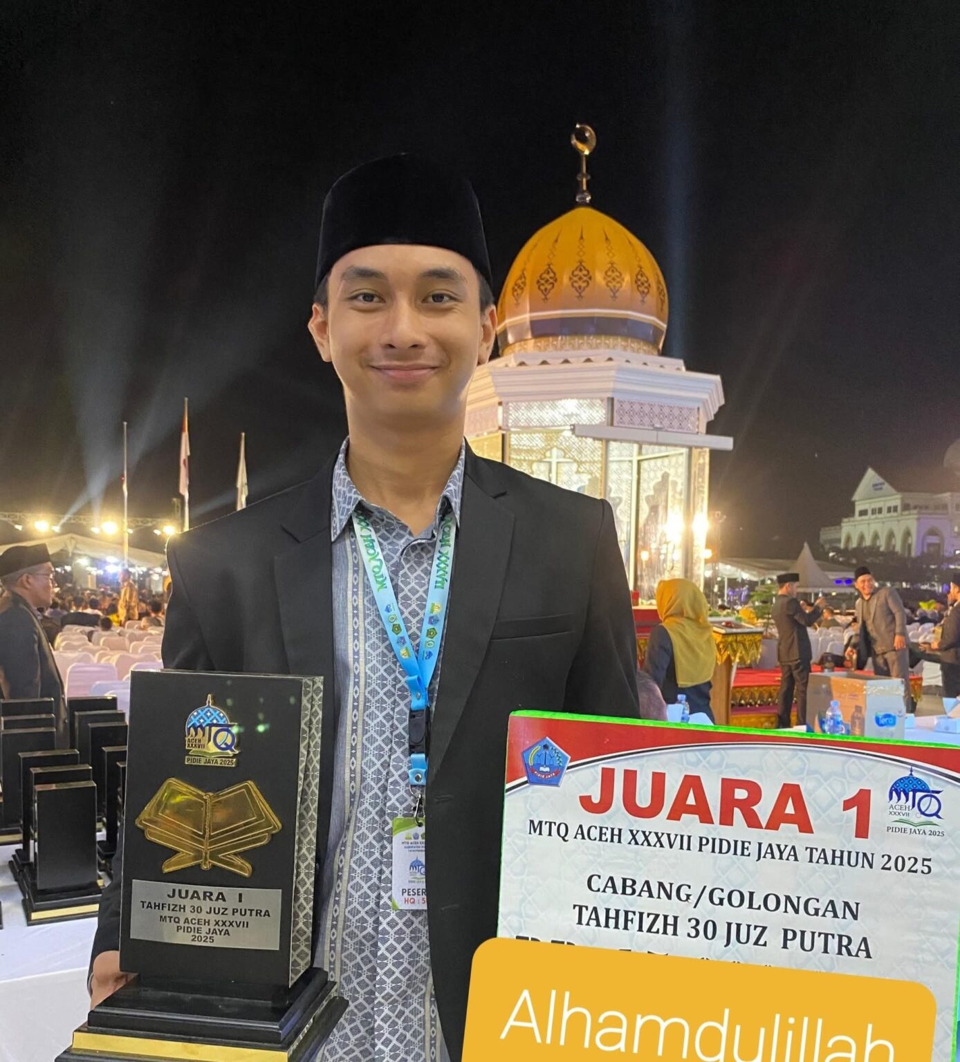 Nabigh Habiburrahim Al Hadziq, Sosok Pemuda Inspiratif Juara Tahfidz 30 juz MTQ Aceh ke-37, Ini ...