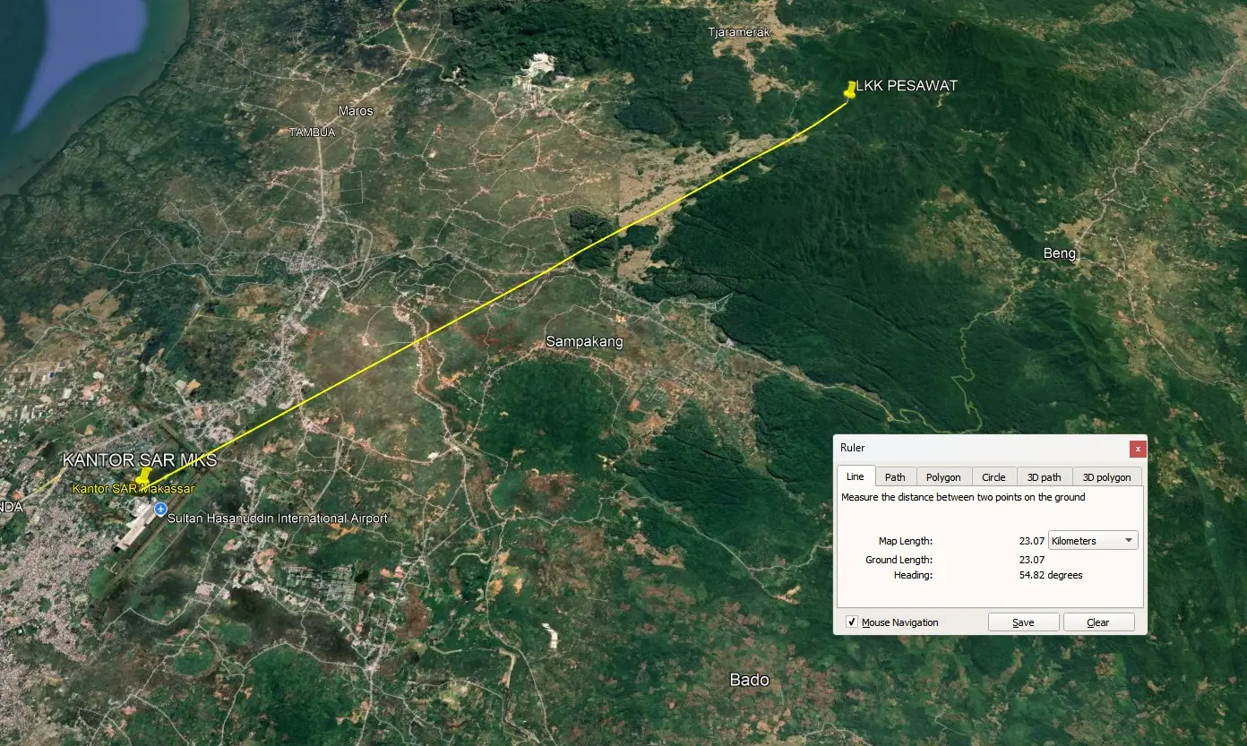 Basarnas Intensifkan Pencarian Pesawat ATR 400 Hilang Kontak di Maros ...
